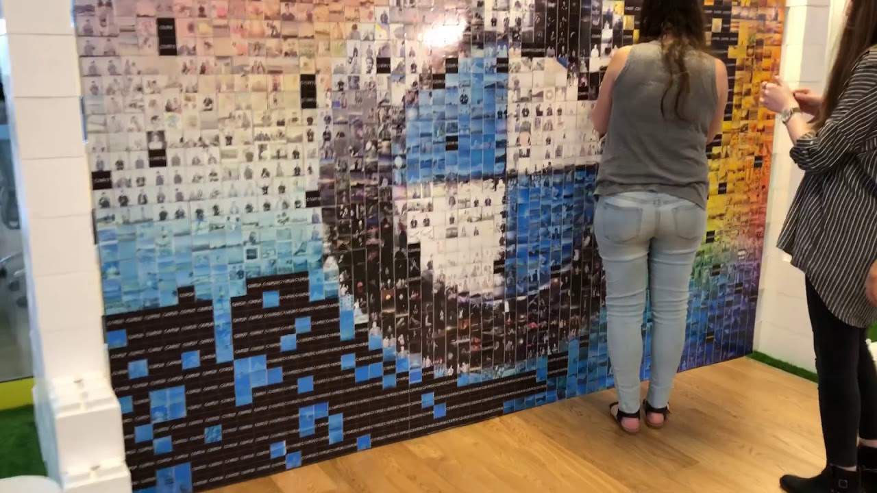 Photo Mosaic Wall - Digital Printing (promo) - YouTube
