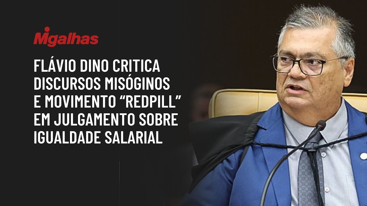 Flávio Dino critica discursos misóginos e movimento “redpill” em ...
