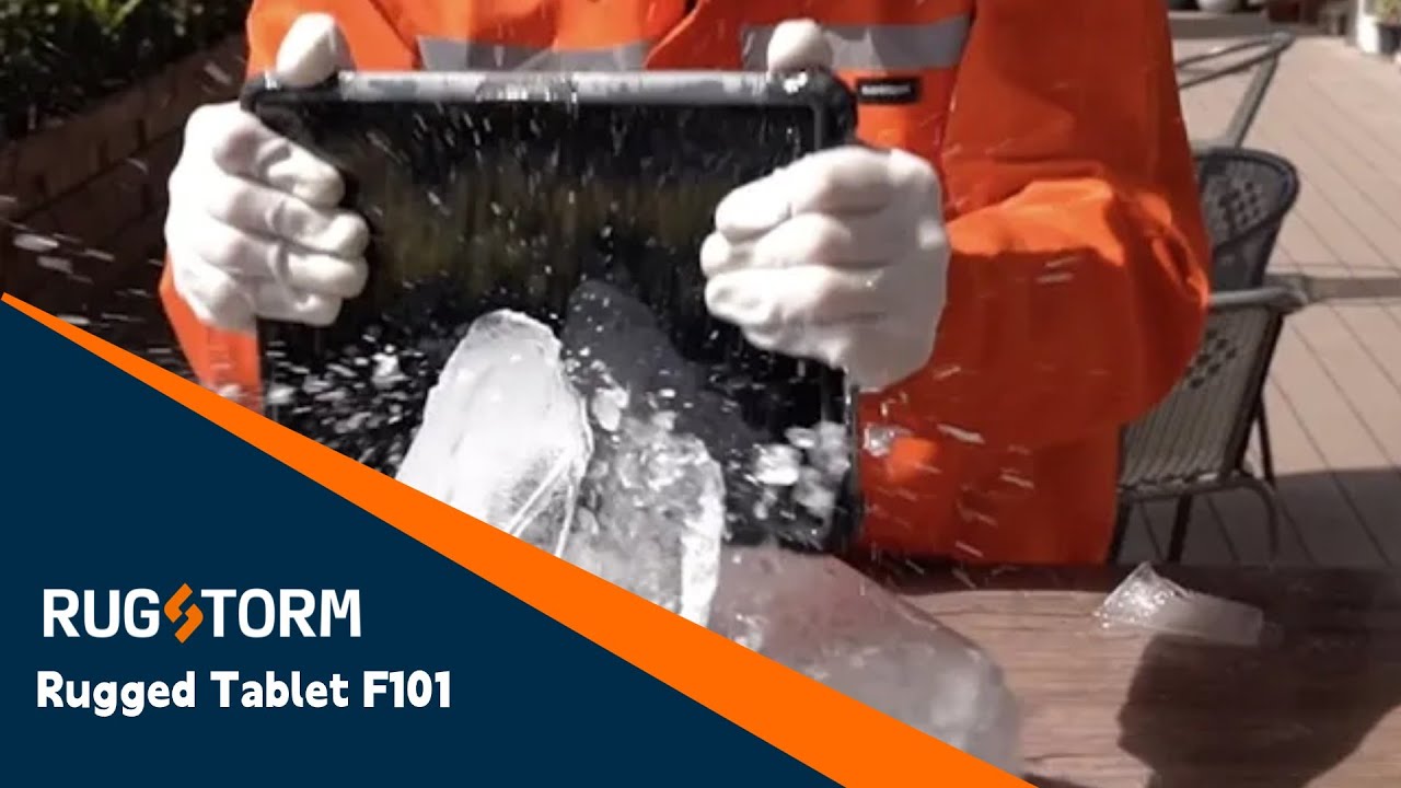 Rugged Tablet F101 - Freezing Challenge - YouTube