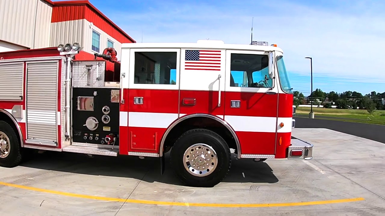 2000 Pierce Rescue Pumper For Sale - YouTube