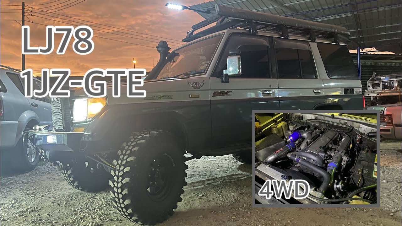 Toyota LJ78 | 1JZ-GTE - YouTube