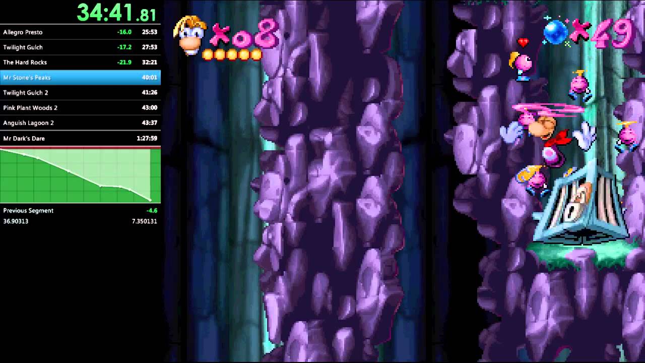 Rayman PSX speedrun 1:26:21 - YouTube