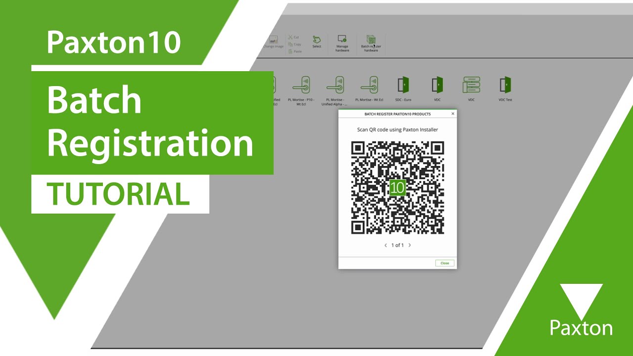 Paxton10 System User Tutorials | Paxton