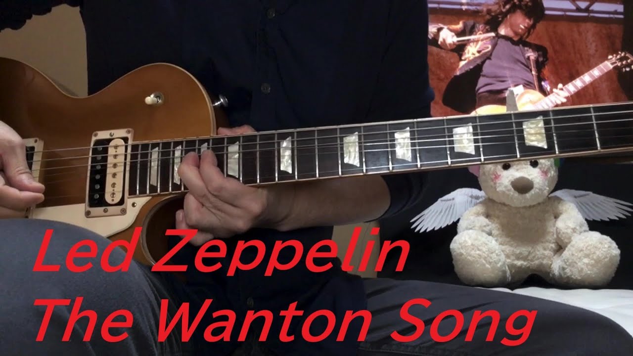 Led Zeppelin Jimmy Page The Wanton Song Guitar Cover - YouTube
