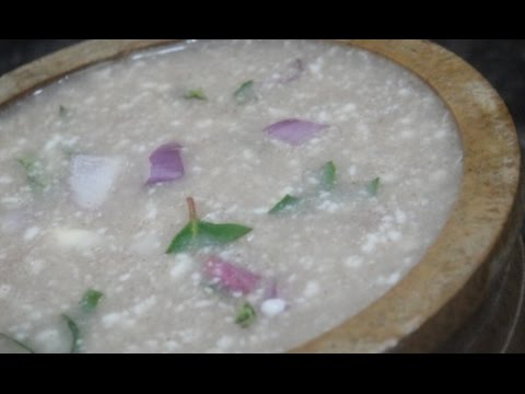 Ragi kambu Kool In Tamil | Millet Porridge In Tamil | ராகி கம்பங்கூழ் ...