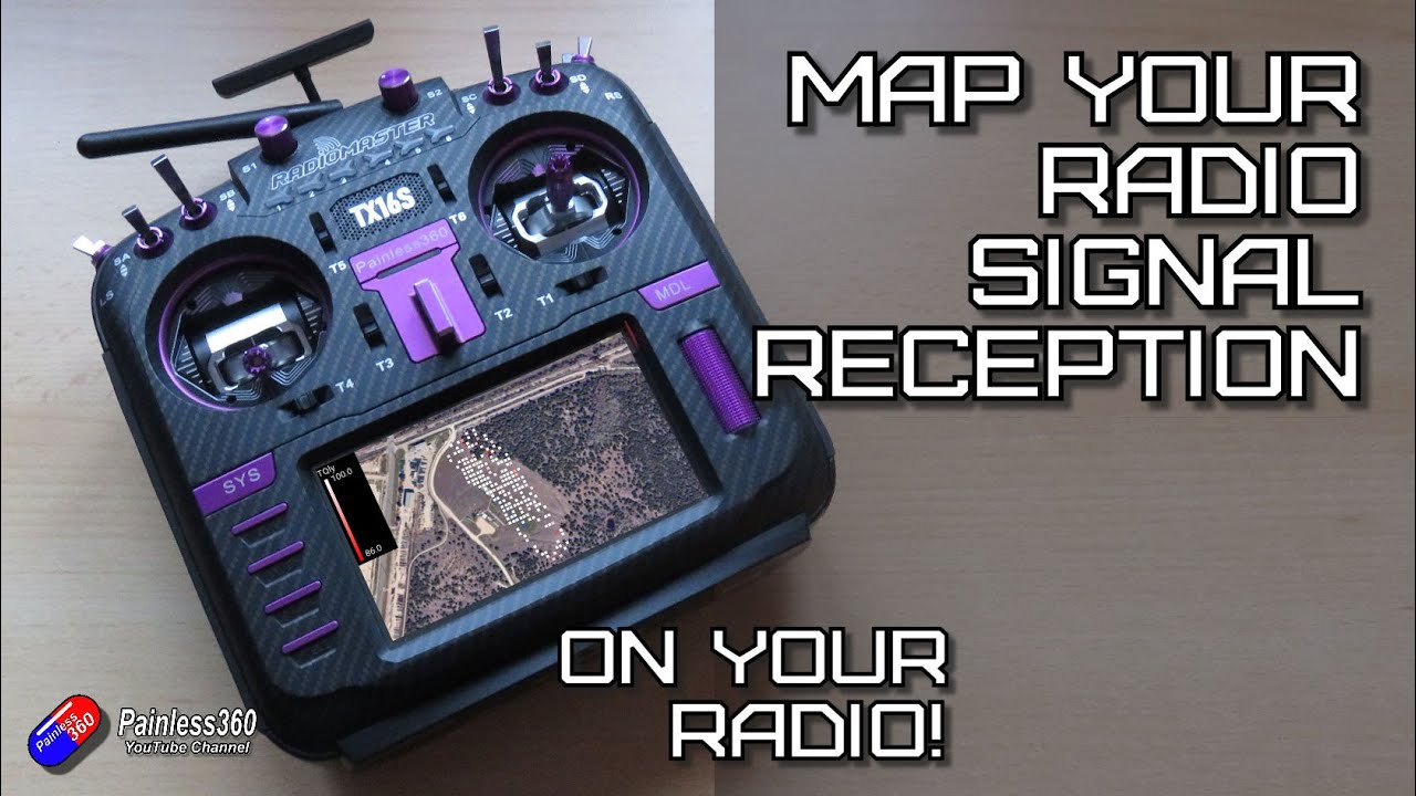 Map your signal strength on your TX16s using this LUA script! - YouTube