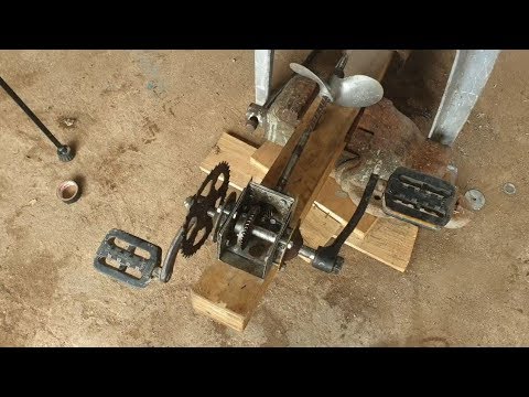 Creative IDEA Gearbox For Water Bike New Homemade Invention - YouTube