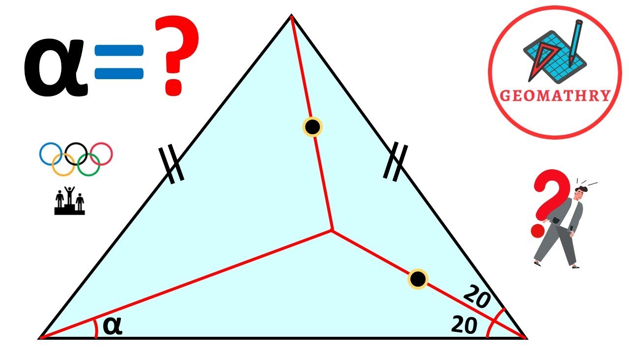 Find The Missing Angle in the Isosceles Triangle | Geometry | Math | 2 ...