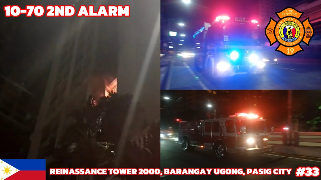 10-70 2ND ALARM | REINASSANCE TOWER 2000, BARANGAY UGONG, PASIG CITY ...