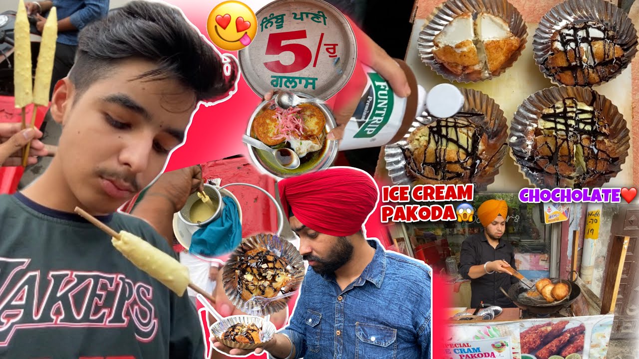 Ice Cream Pakoda 🤮😱 | First Time In *INDIA*🤢 | Only Rs:-5/-🤑 | Indian ...