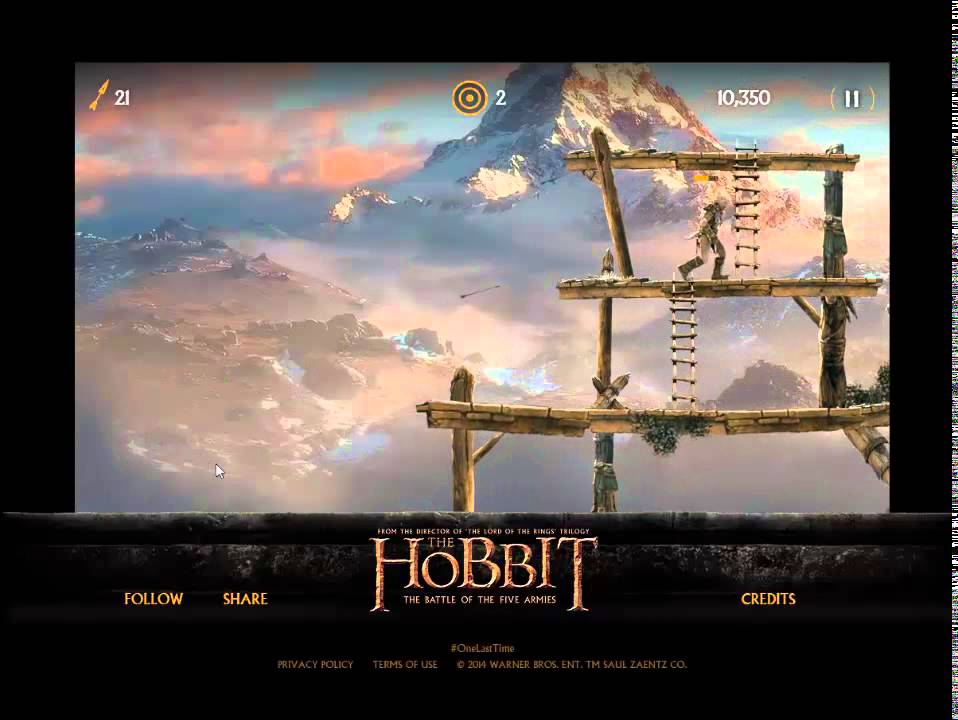 GAME: The Hobbit - Orc Attack. #Level 12 (12-20) - YouTube