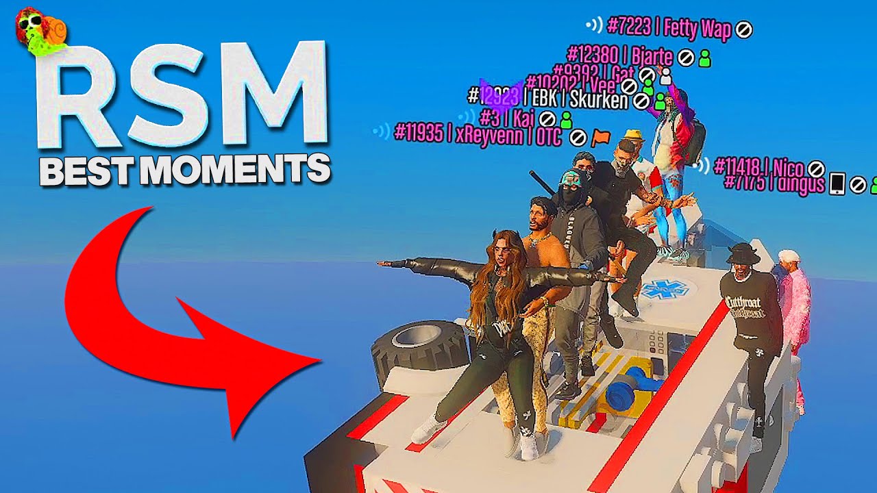 RSM BEST MOMENTS #1 (GTA FiveM) - YouTube