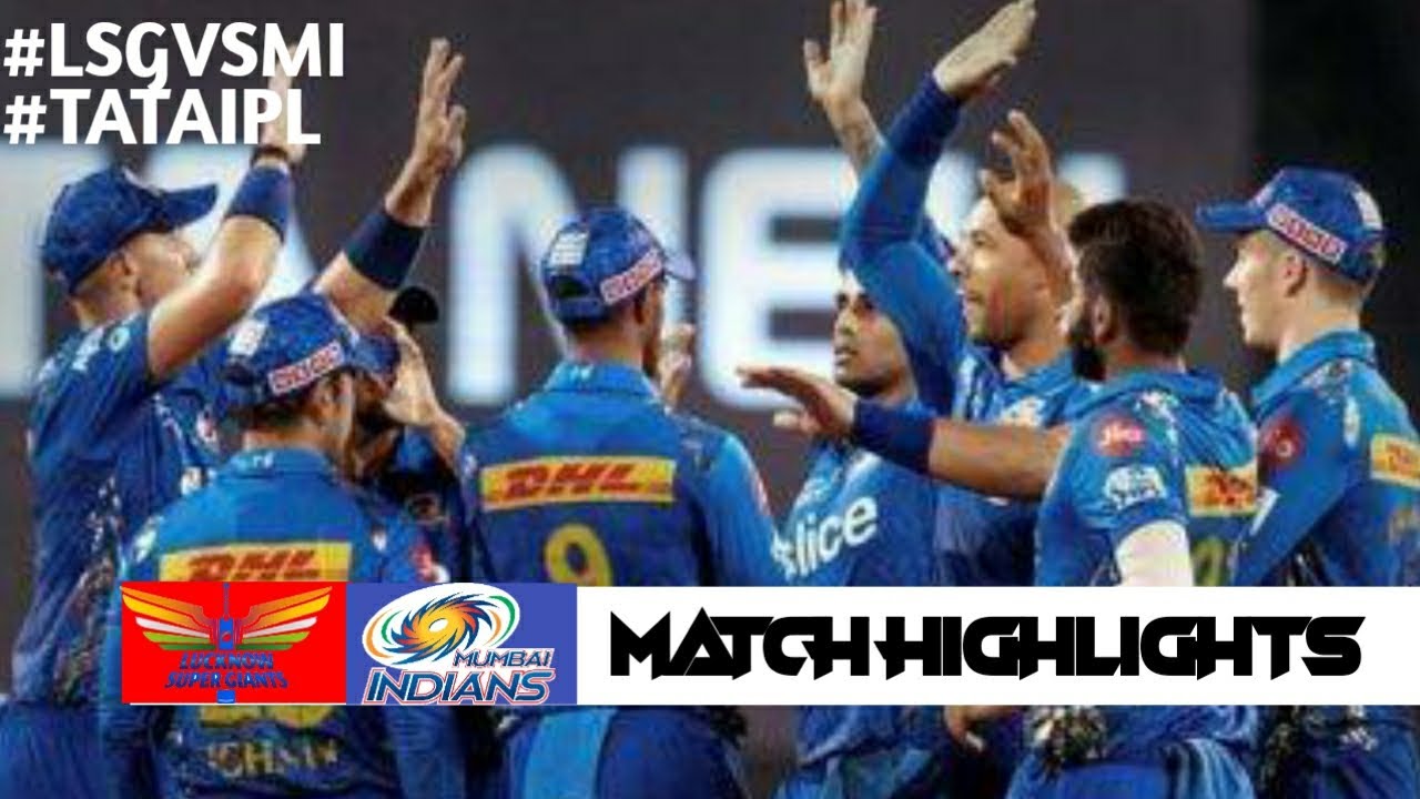 LSG Vs MI l 63 Match l Highlights l TATA IPL 2023 - YouTube