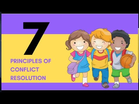 SEVEN PRINCIPLES OF CONFLICT RESOLUTION BY SISTER MAY CALIM - YouTube