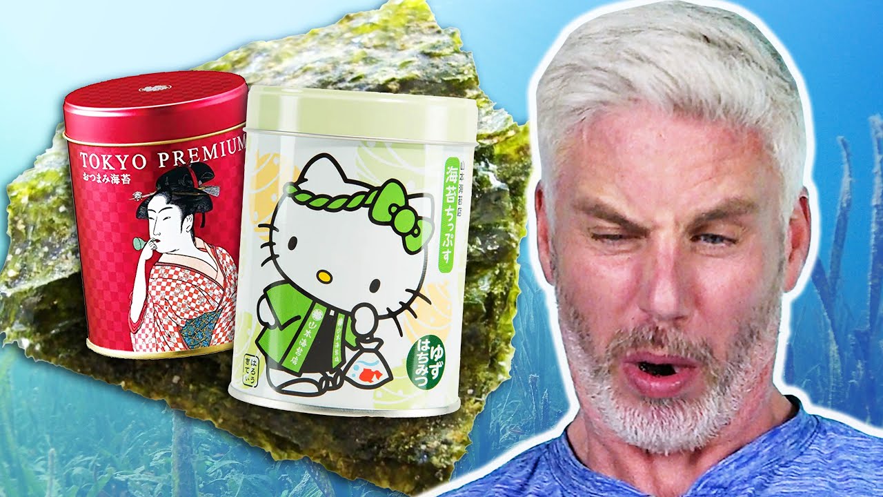 Irish People Try Japanese Seaweed Snacks - YouTube