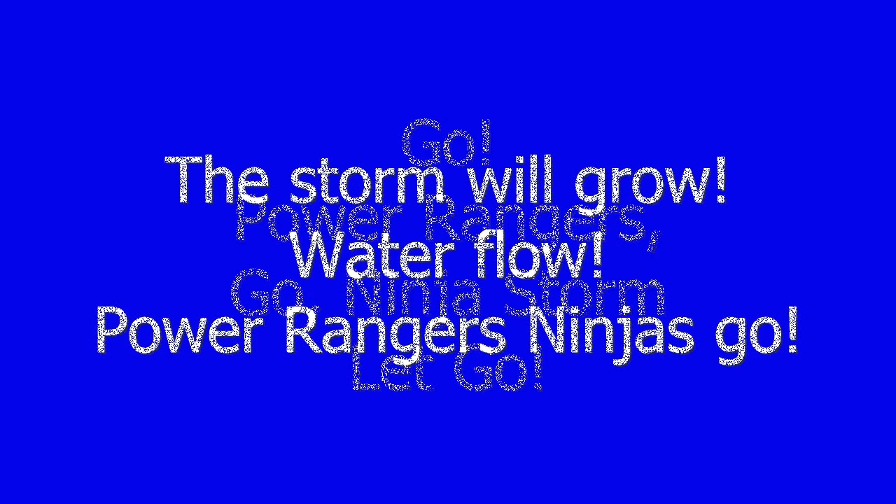 Power Rangers Ninja Storm Lyrics - YouTube