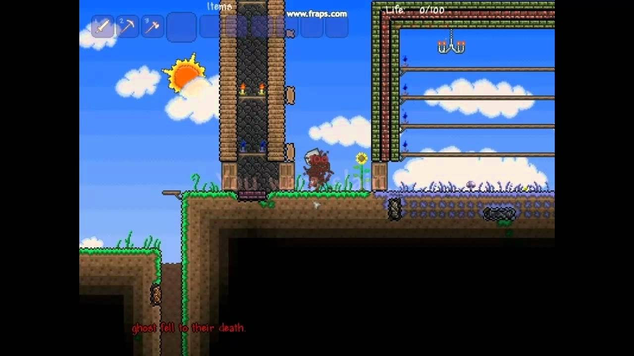 Terraria 1.0.6 Hardcore Ghost First look - YouTube