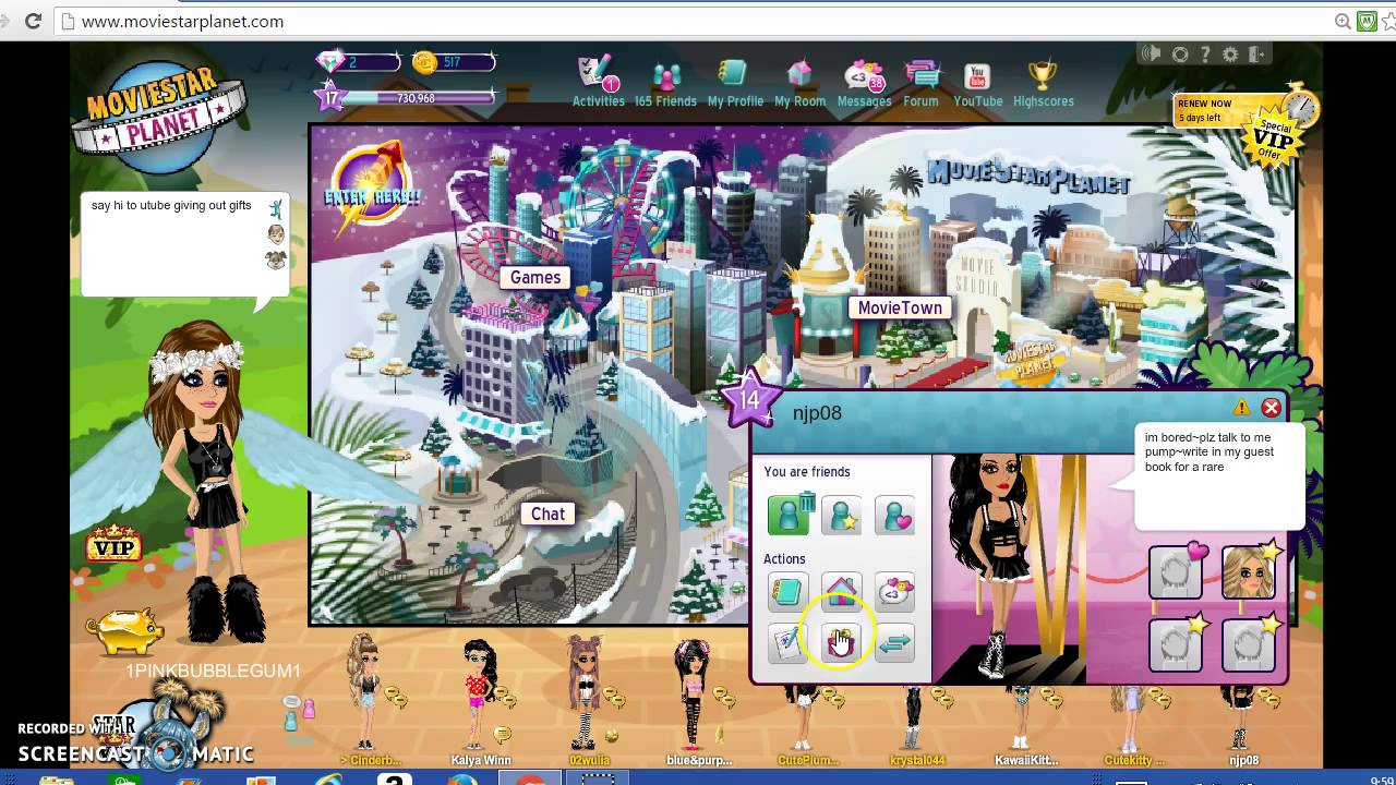 MSP GIVING OUT GIFTS-XXLOVEPINK11XX - YouTube