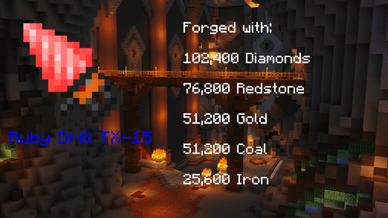 Hypixel Skyblock Ironman: The Ruby Drill - YouTube