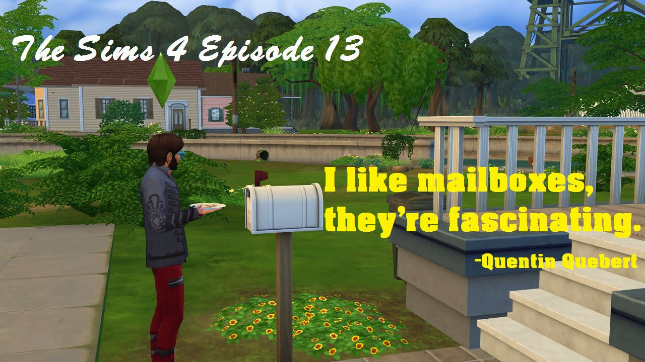 Lets Play The Sims 4 Episode 13 Mailboxes are Fascinating - YouTube