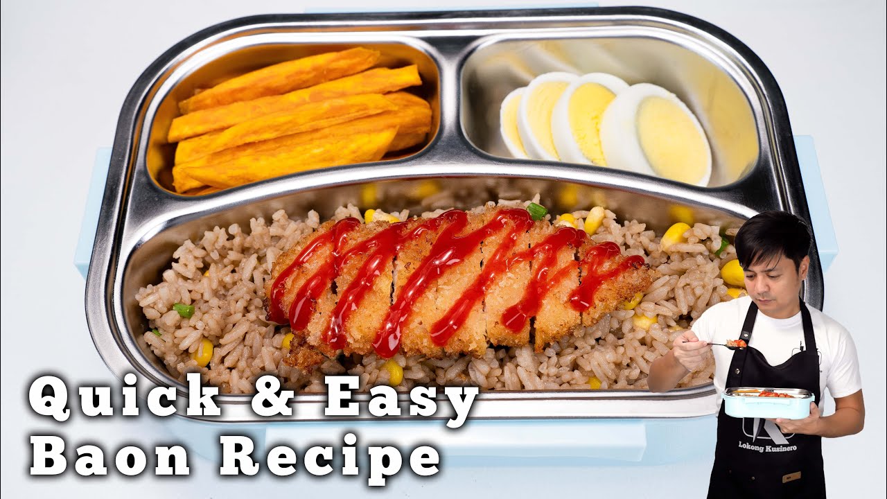 Quick & Easy Pang Baon Recipe - YouTube