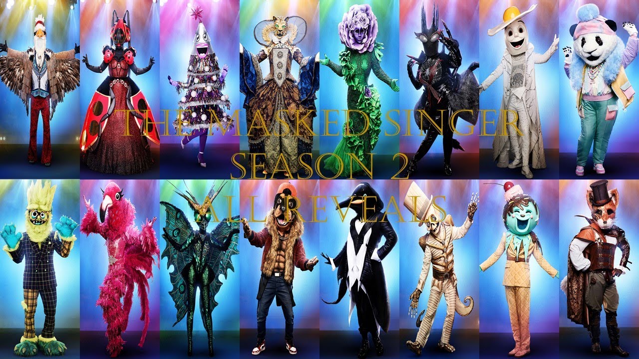 THE MASKED SINGER SEASON 2 ALL REVEALS - YouTube