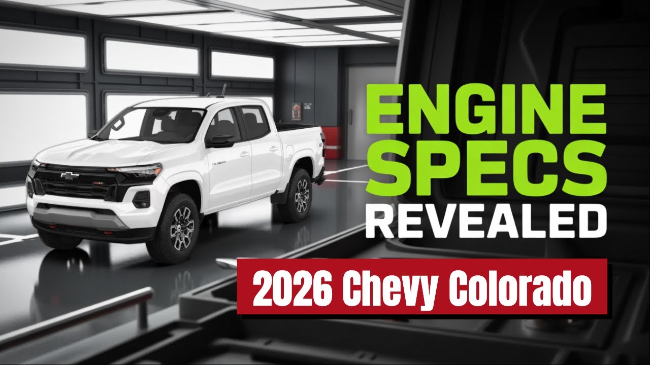 GM CHEVY COLORADO 2026 Engine SPECS REVEALED! - YouTube