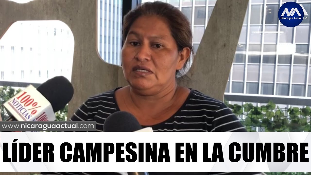 Líder Campesina Francisca Ramírez en la Cumbre de las Américas - YouTube