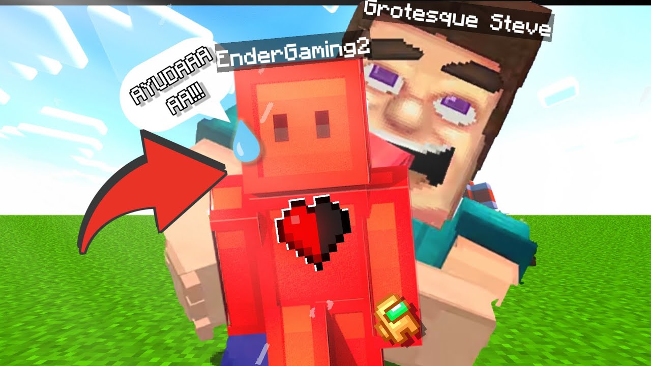 Sobreviví a Grotesque Steve en Minecraft Bedrock - YouTube