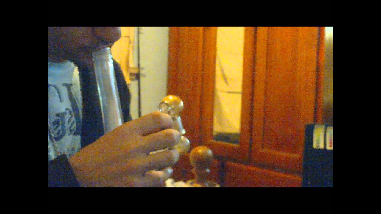 Another Homemade Rig (Glass On Glass) "Disorientating Dabs" - YouTube