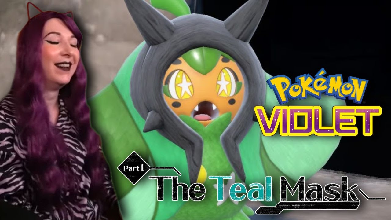 Ogerpon IS SO CUTE! - Pokemon Violet The Teal Mask DLC Part 1 - YouTube