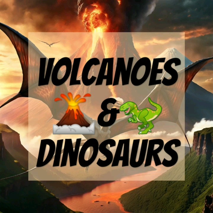 Volcanoes And Dinosaurs 🌋🦖#dinosaur #volcano #monster #creature #ai # ...