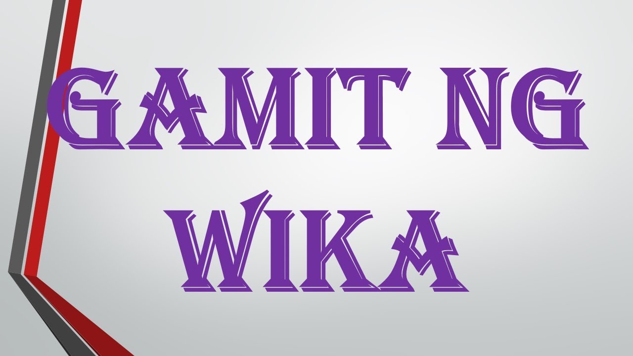 GAMIT NG WIKA (Instrumental, Regulatoryo, Heuristiko, Interaksyonal ...