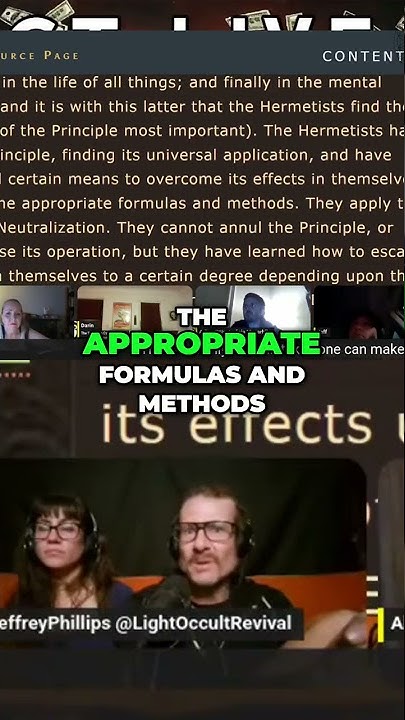 Mastering Rhythm: Hermetic Principles for Mental Poise - YouTube