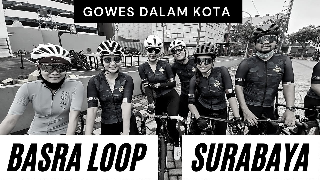 RUTE Gowes DOWNTOWN SURABAYA - Cobain BASRA (Basuki Rahmat) LOOP - YouTube