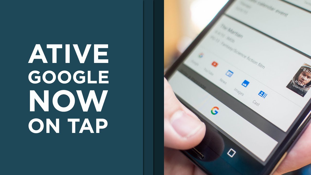 Como ativar o Google Now On Tap no Android Marshmallow - YouTube