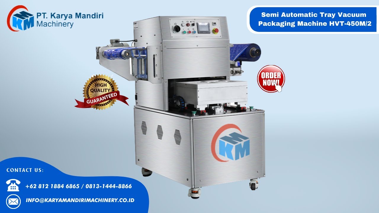 Mesin Semi-Automatic Tray Vacuum Gas-flushing Packaging Machine HVT ...