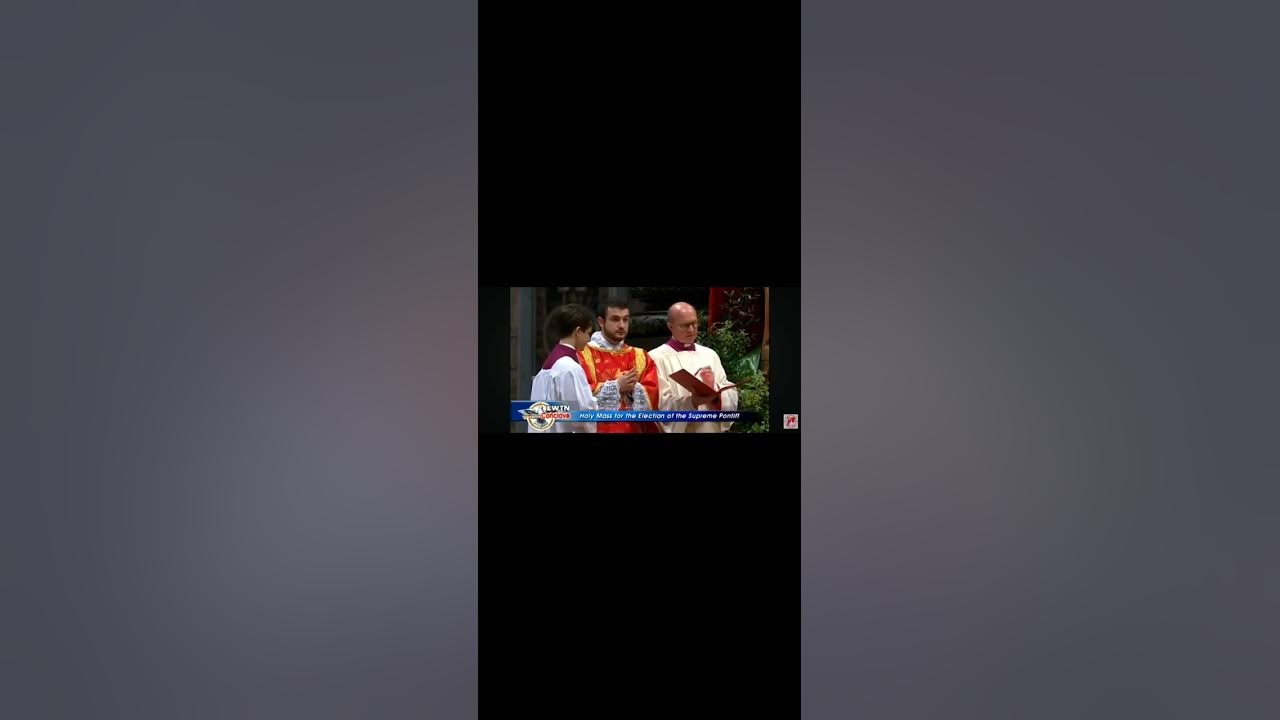 pre conclave prayers of the faithful (credits to EWTN) - YouTube