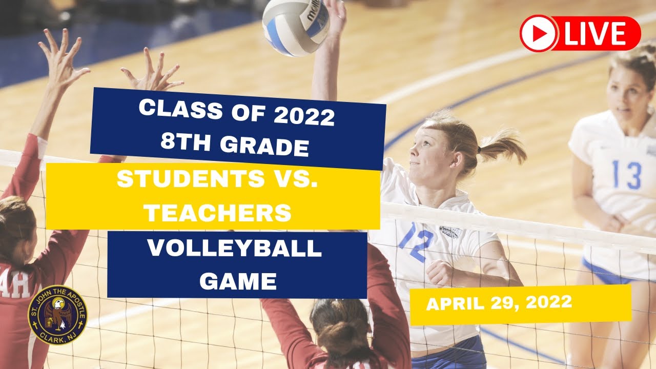 8th Grade VS. Teachers Volleyball 2022 - YouTube