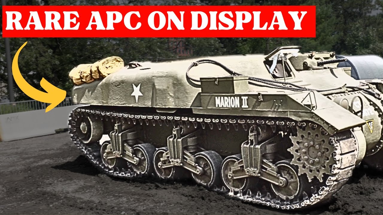 Rare Military Armoured Vehicles in Action: Ram Kangaroo, Leopard Tank ...