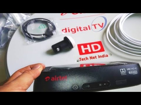 airtel digital tv hd HEVC setup box unboxing, airtel digital tv ...