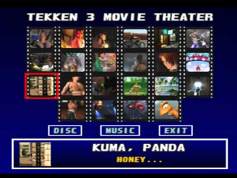 Tekken 3 (PLAYSTATION) Theatre Mode