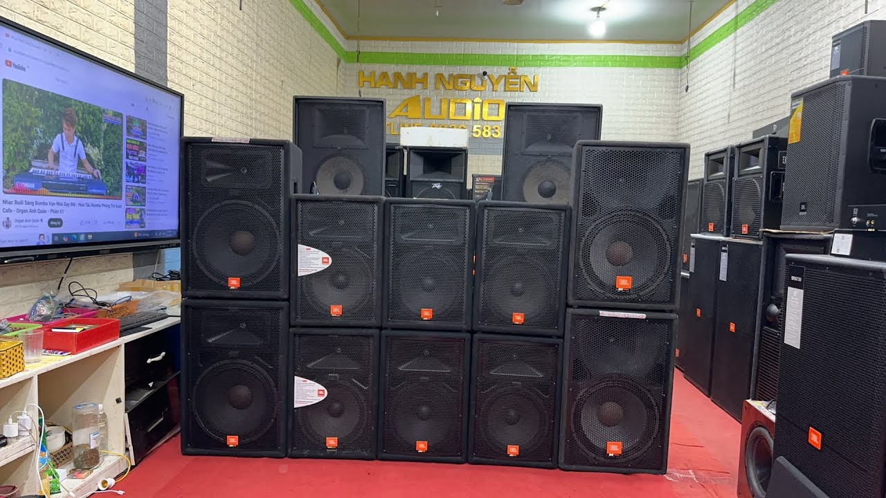 Loa JBL 112M. 115. SF 12. JBL MP 215 - YouTube