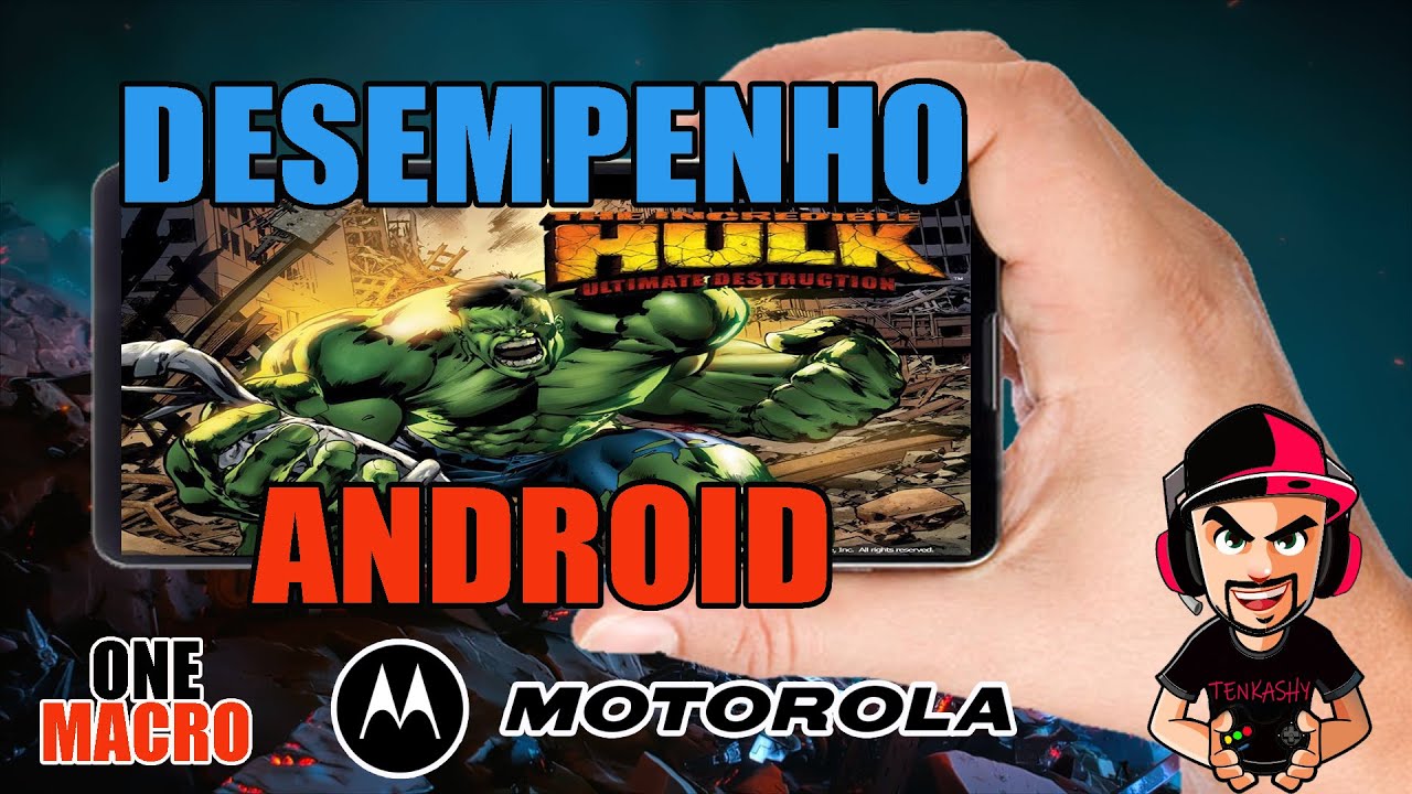 Teste do Game The Incredible Hulk: Ultimate Destruction Motorola One ...