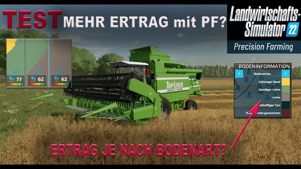 LS22 Test - Precision Farming - Bringt PF mehr Ertrag? Und wie viel ist ...