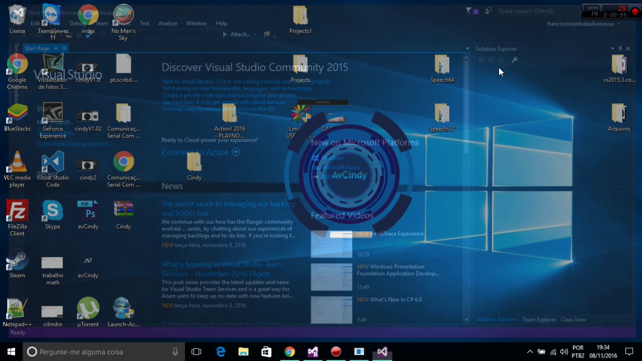 Windows assistente virtual Cindy - YouTube