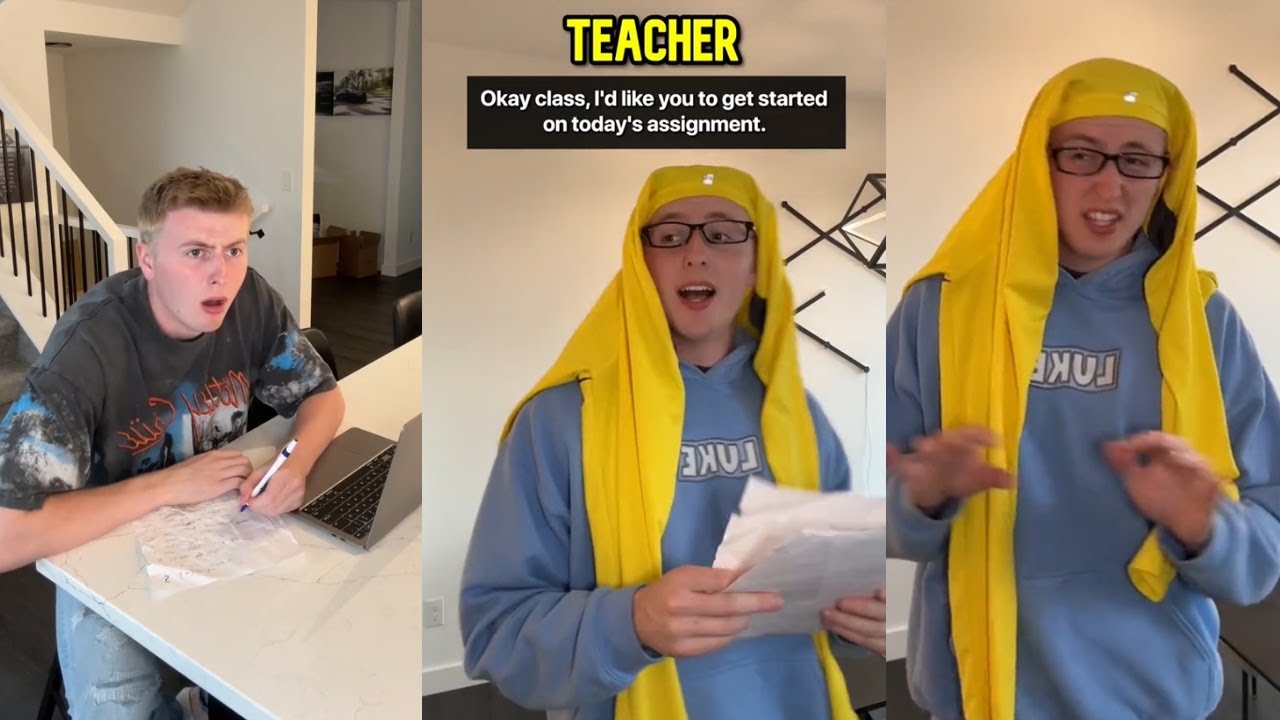 LUKE DAVIDSON FUNNY Compilation №275 / when the teacher says this - YouTube