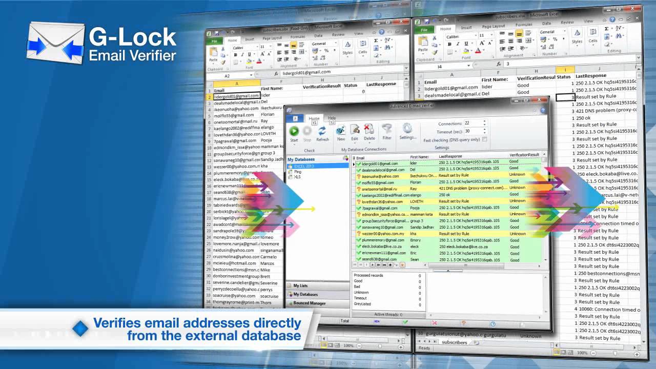 G-Lock Email Verifier - the best email verification software - YouTube