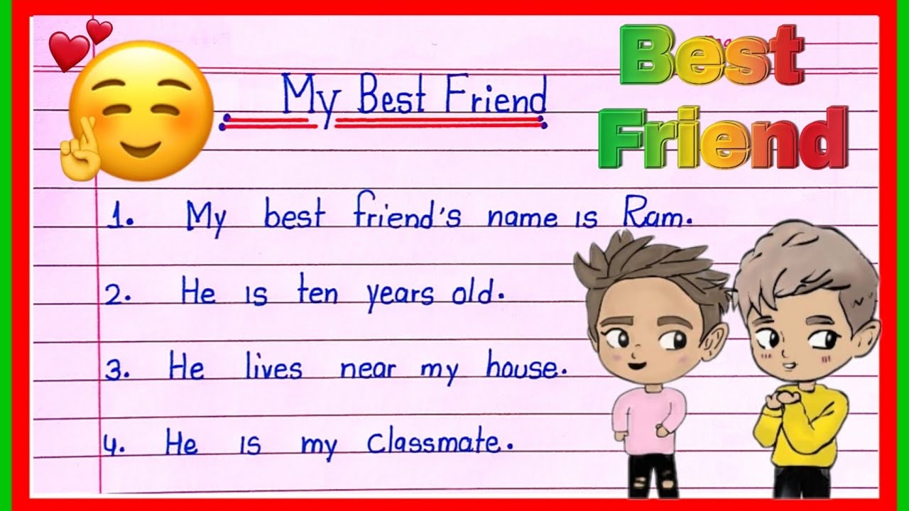10 lines on my best friend |essay on my best friend| my best friend ...