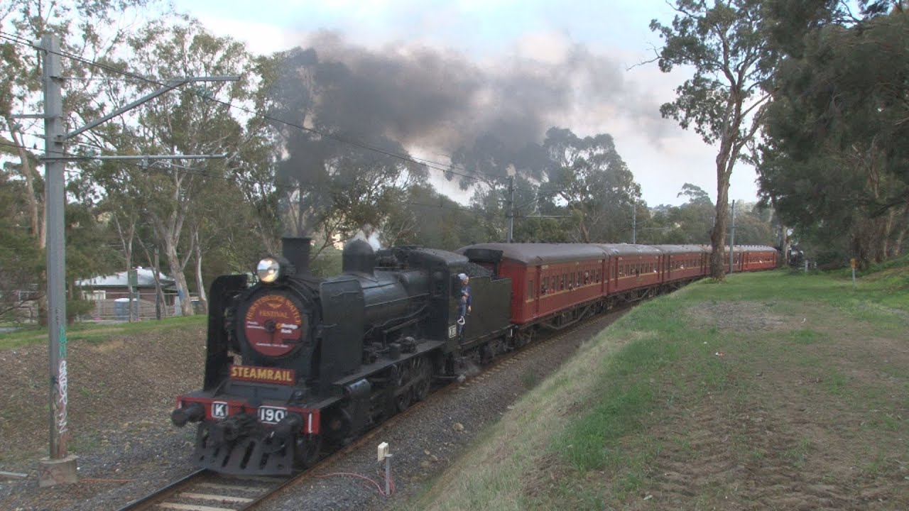 Steam Locomotives : Push pull through Montmorency : Australian Railways ...